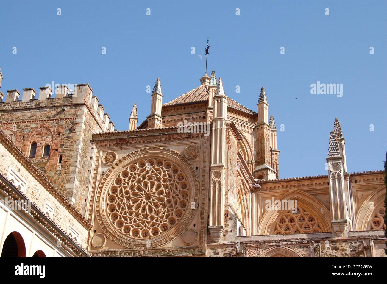 Breathtaking royal monastery of Santa María de Guadalupe captured in ...