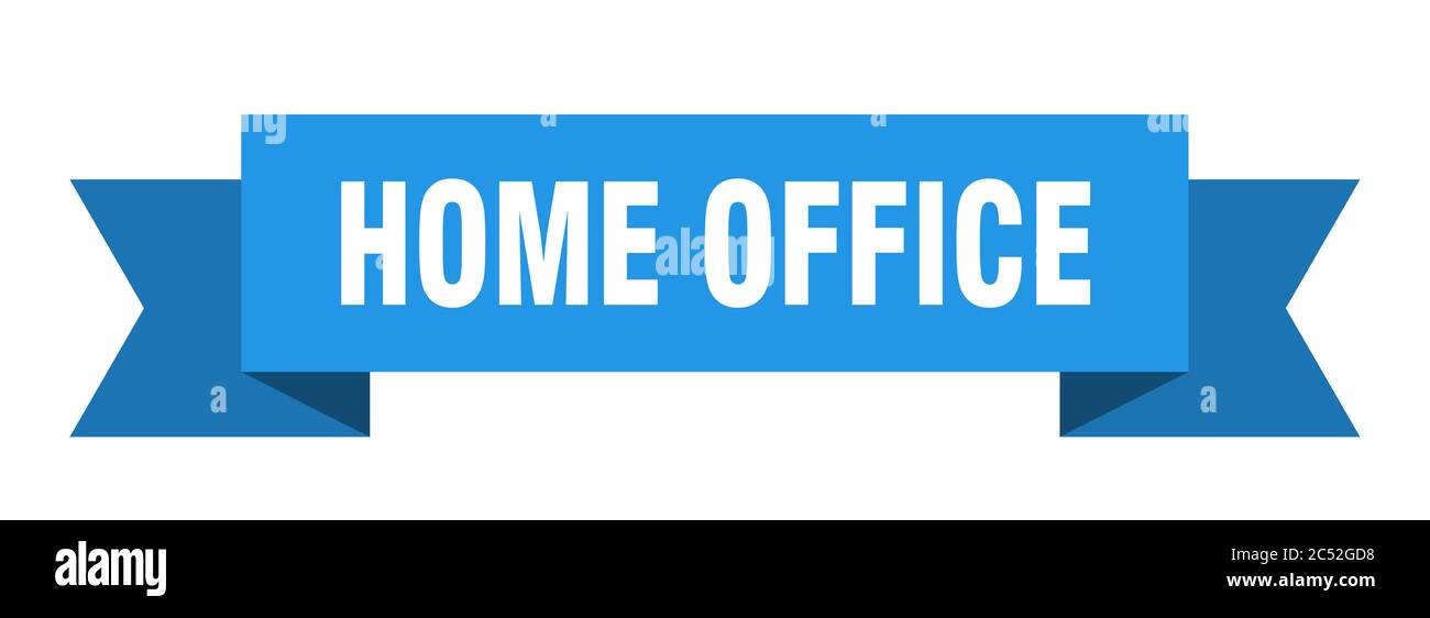 home office ribbon. home office isolated band sign. home office banner ...