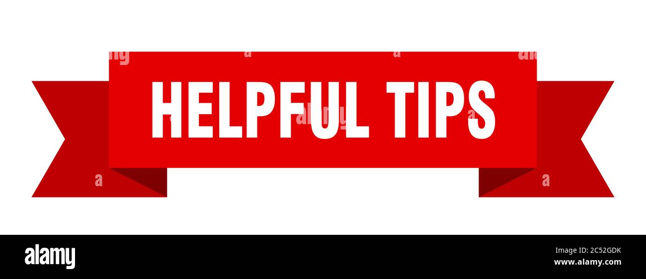 helpful tips ribbon. helpful tips isolated band sign. helpful tips ...