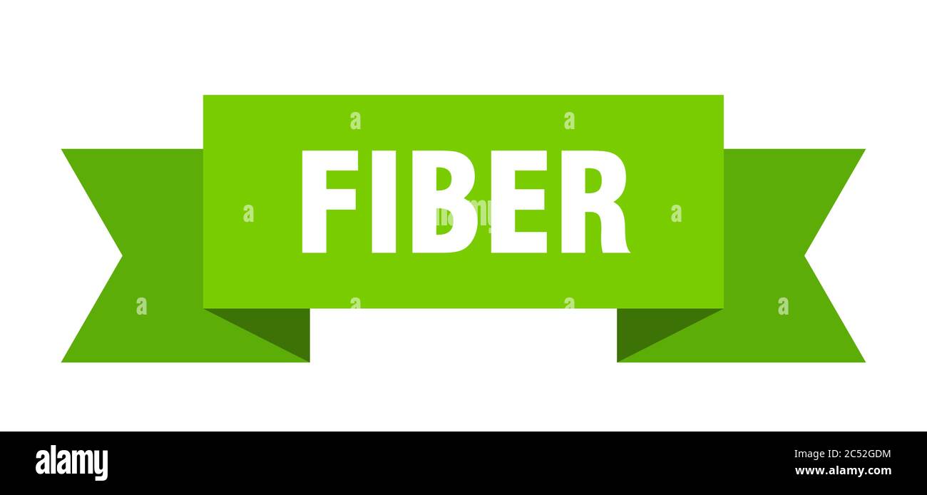 fiber ribbon. fiber isolated band sign. fiber banner Stock Vector Image ...