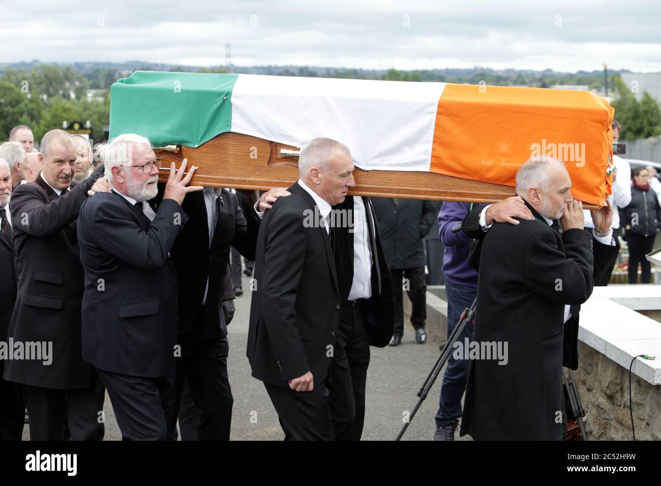 Former leading ira figure bobby storey milltown cemetery hi-res stock ...