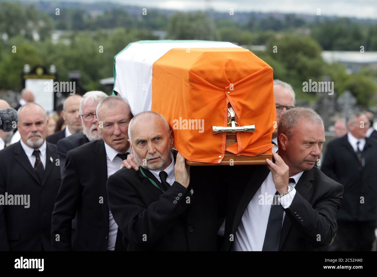 Former leading ira figure bobby storey milltown cemetery hi-res stock ...