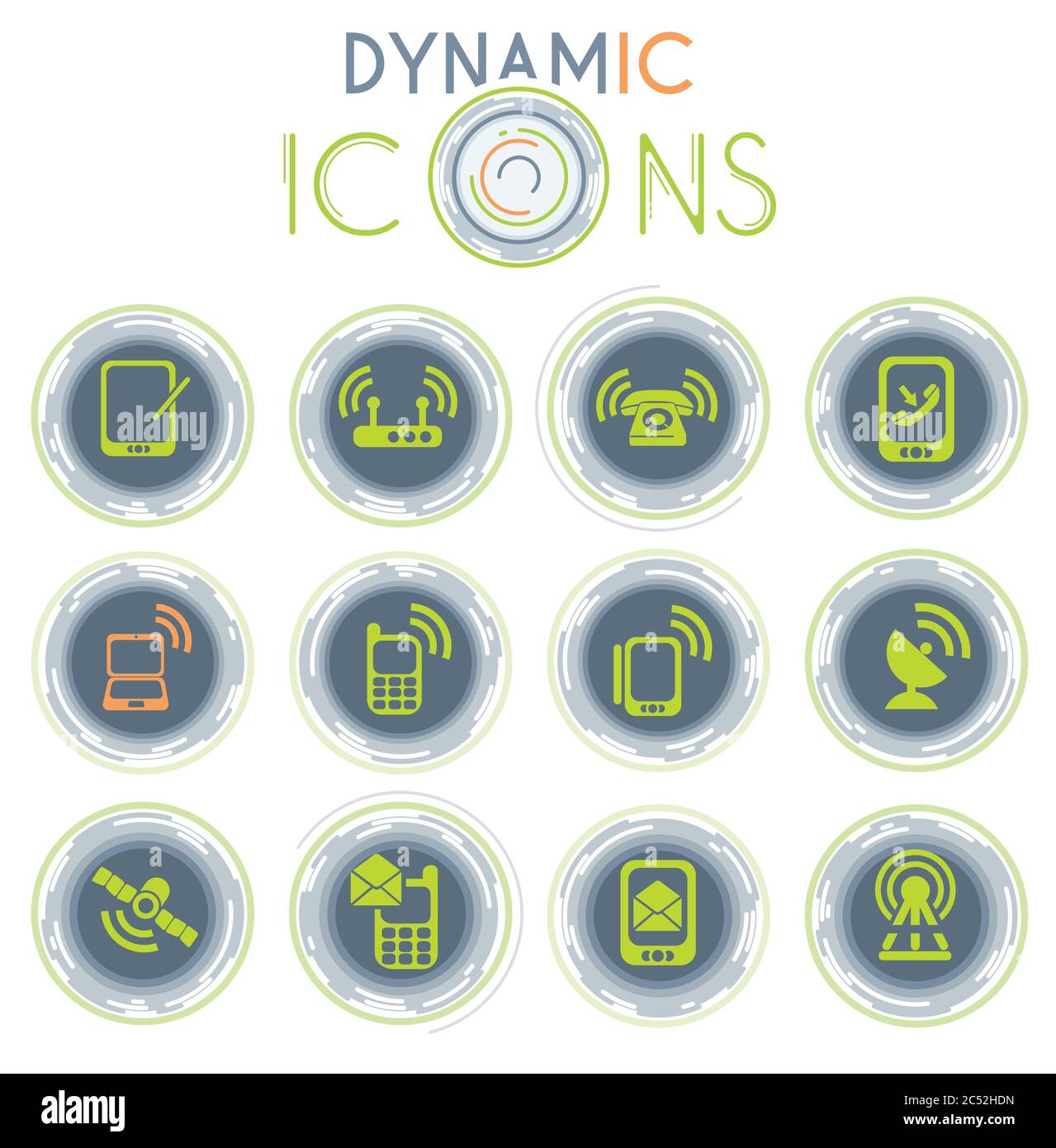 Dynamic wave animation Stock Vector Images - Alamy