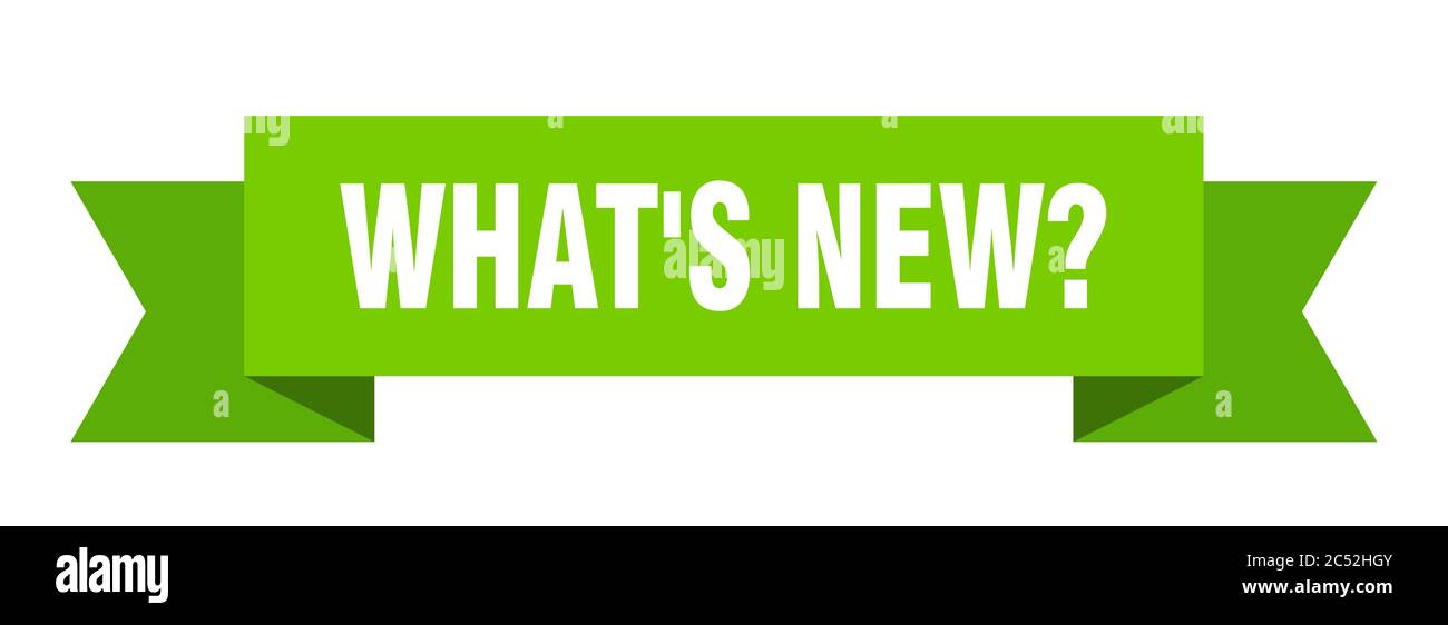 what's new? ribbon. what's new? isolated band sign. what's new? banner Stock Vector Image & Art ...