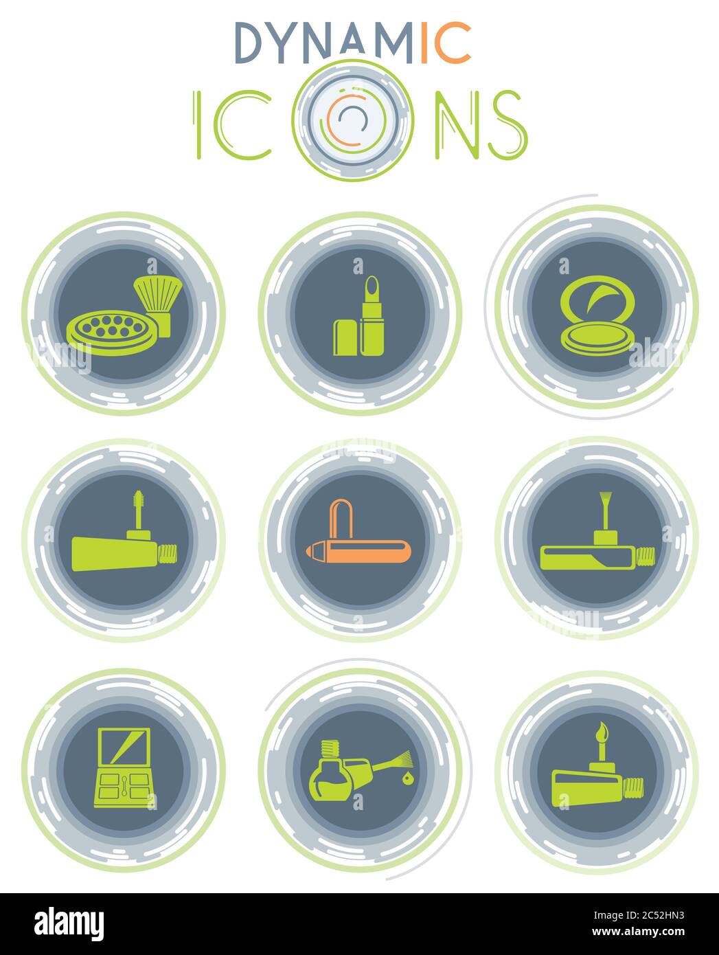 make-up products dynamic icons Stock Vector Image & Art - Alamy