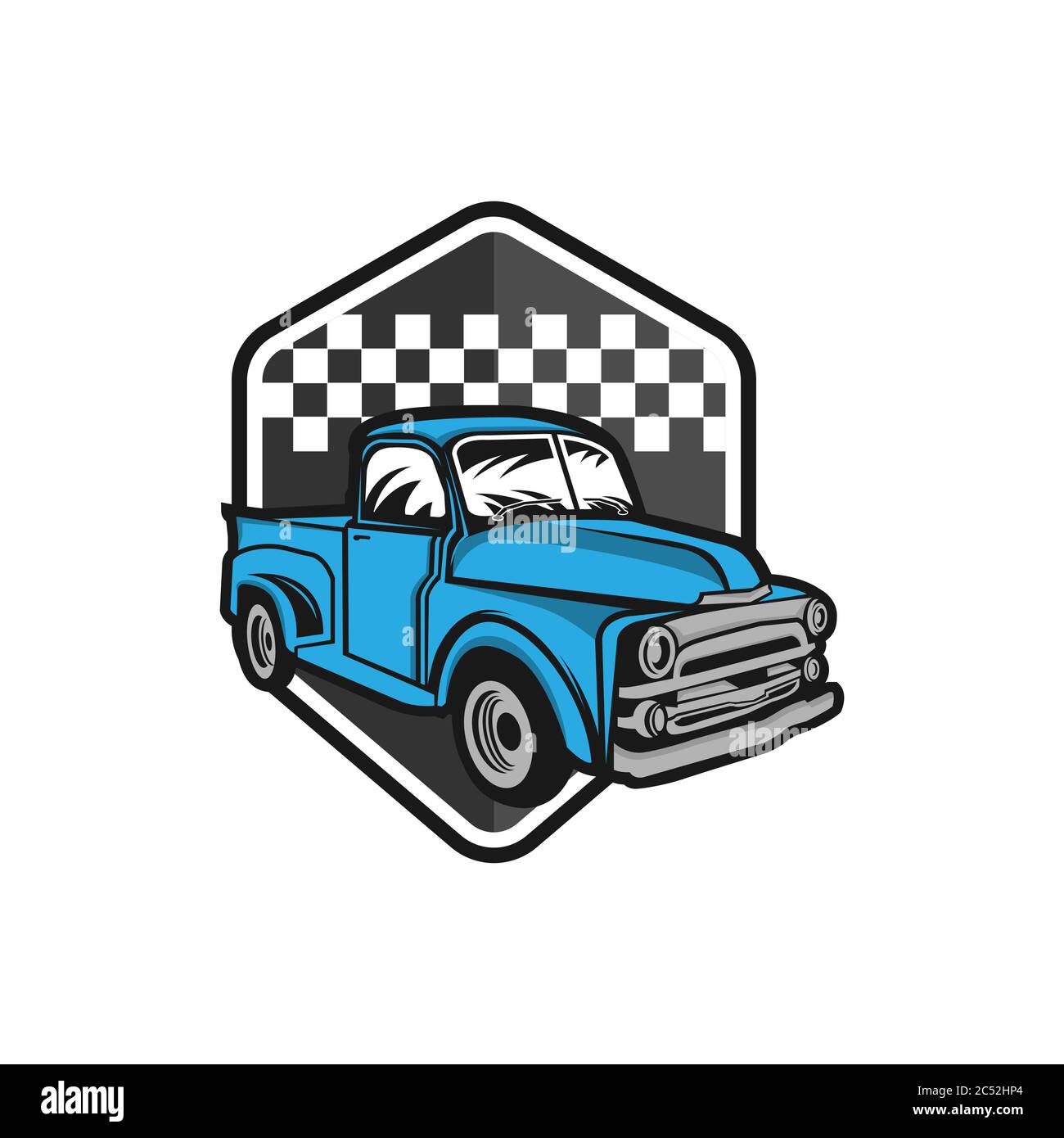 Vintage food truck old Cut Out Stock Images & Pictures - Alamy