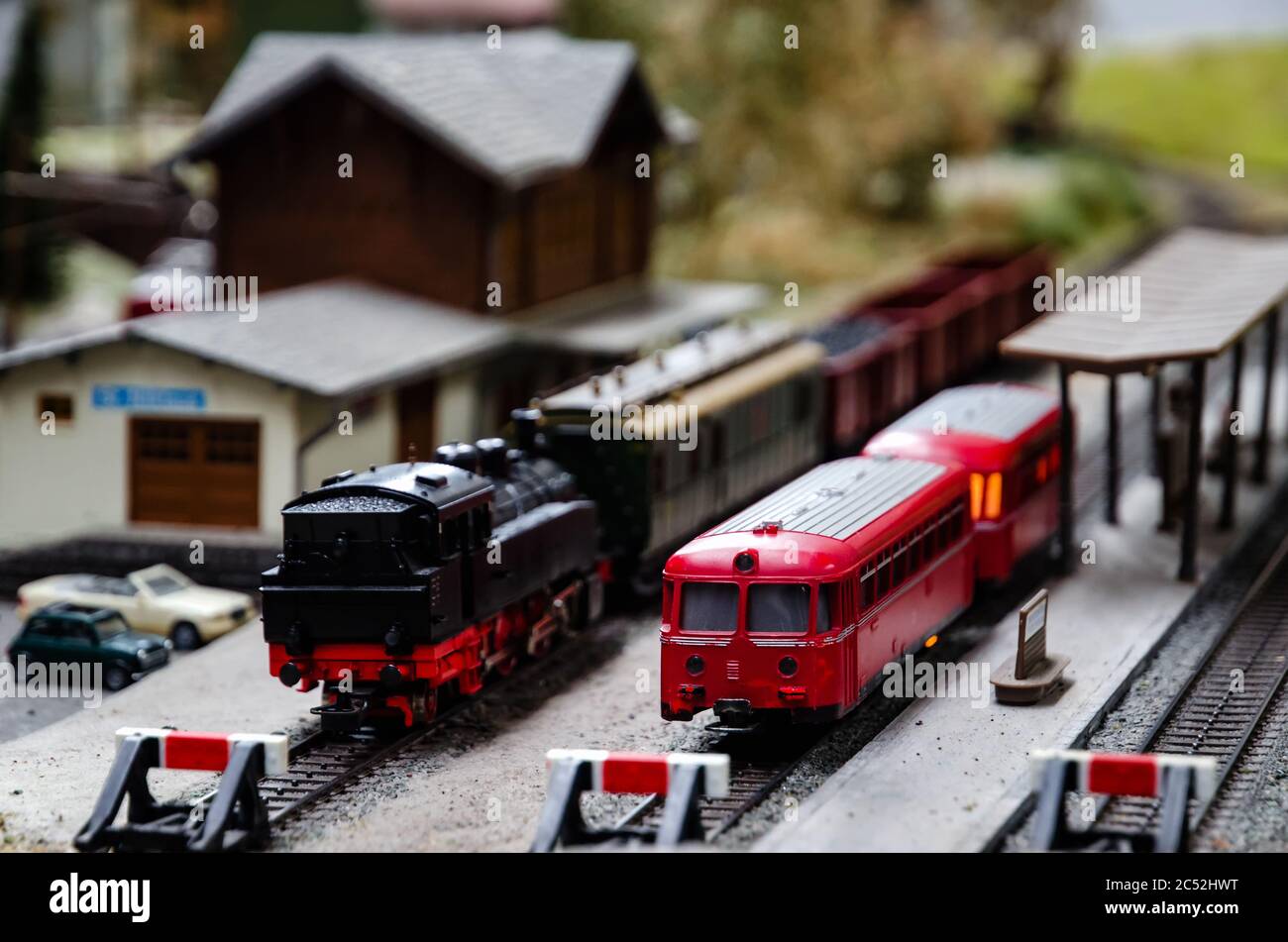 Close up model steam locomotive hi-res stock photography and images - Alamy