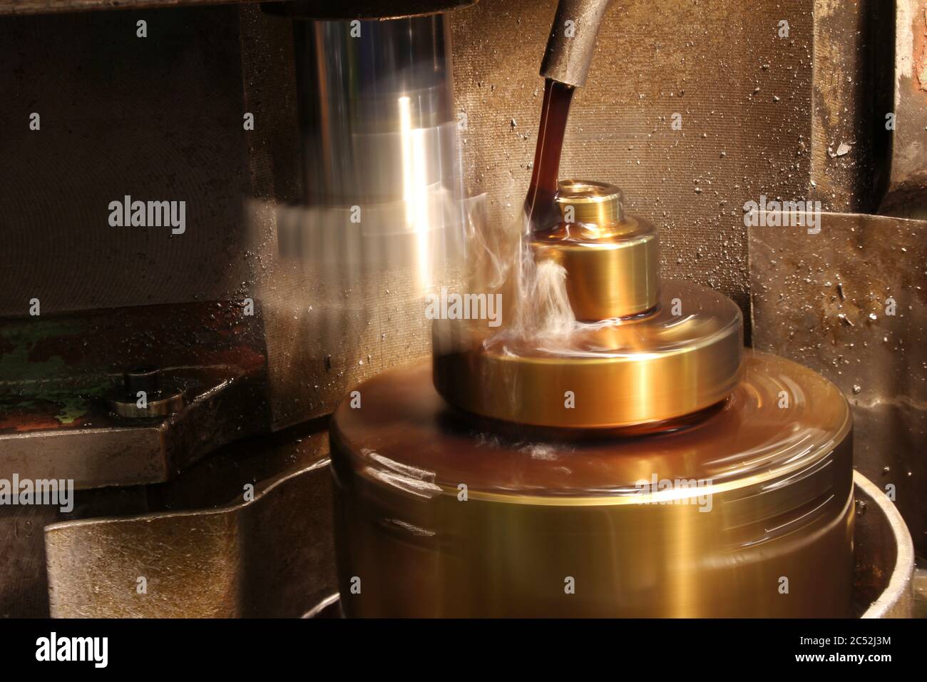 Metal lathe components hi-res stock photography and images - Alamy