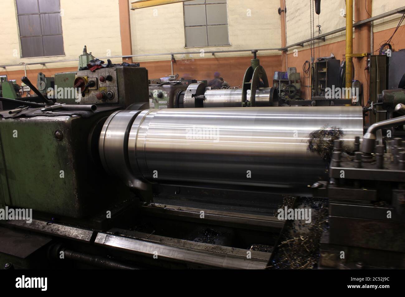 Metal lathe components hi-res stock photography and images - Alamy