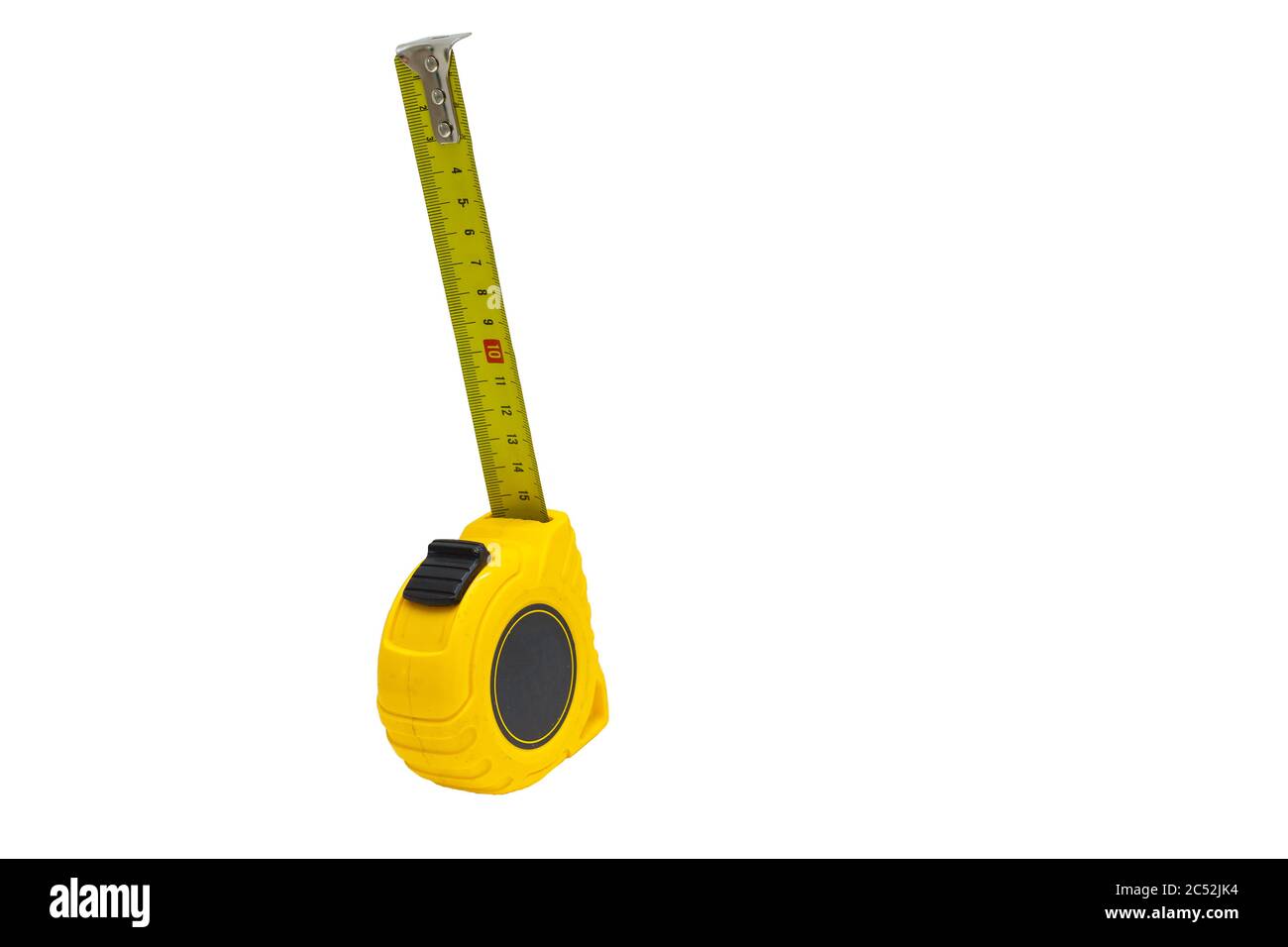 Tape measure isolated on white background Stock Photo - Alamy