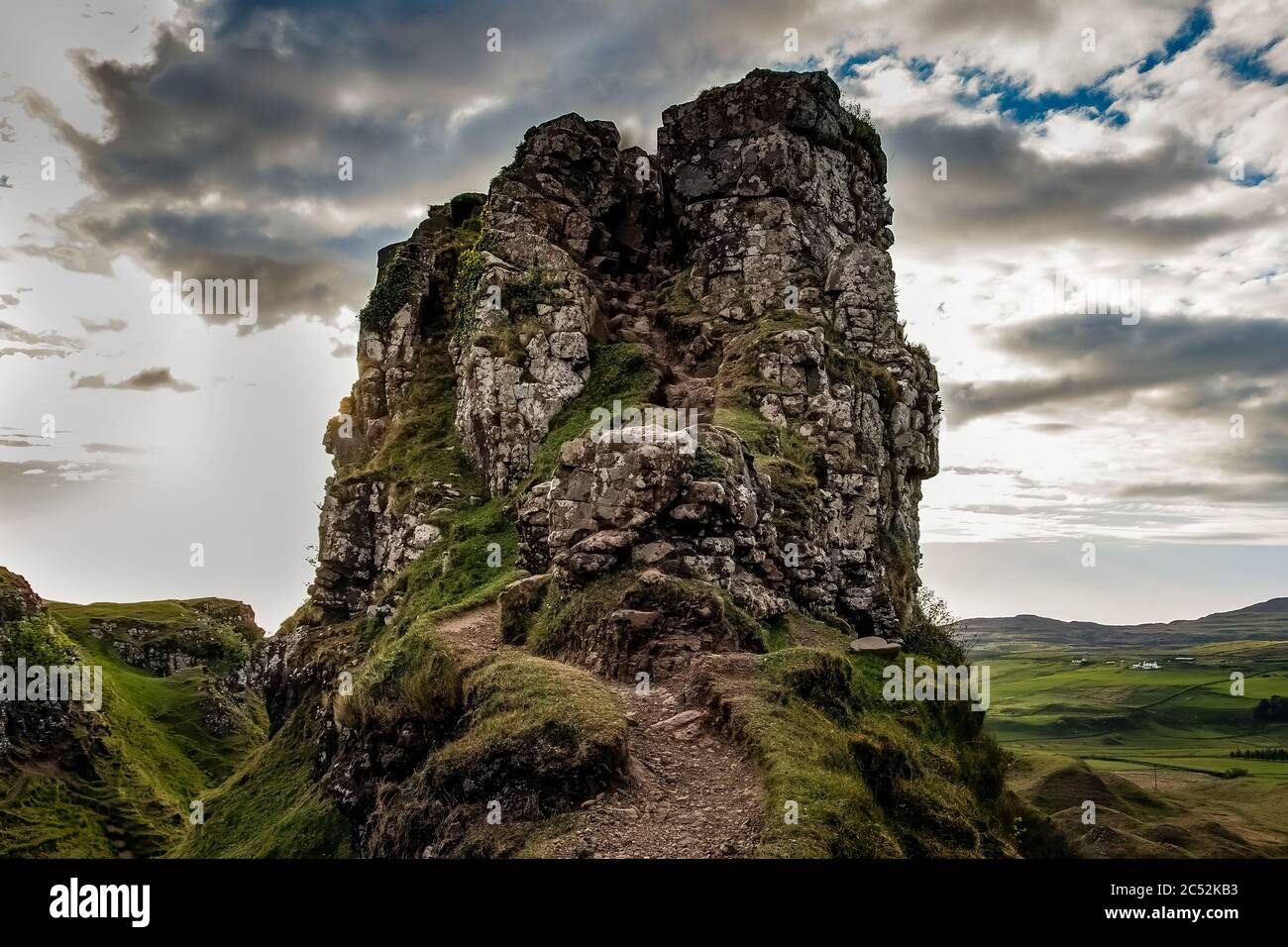 Fairy Castle rock formation, Isle of Skye, Inner Hebrides, Scotland, UK ...