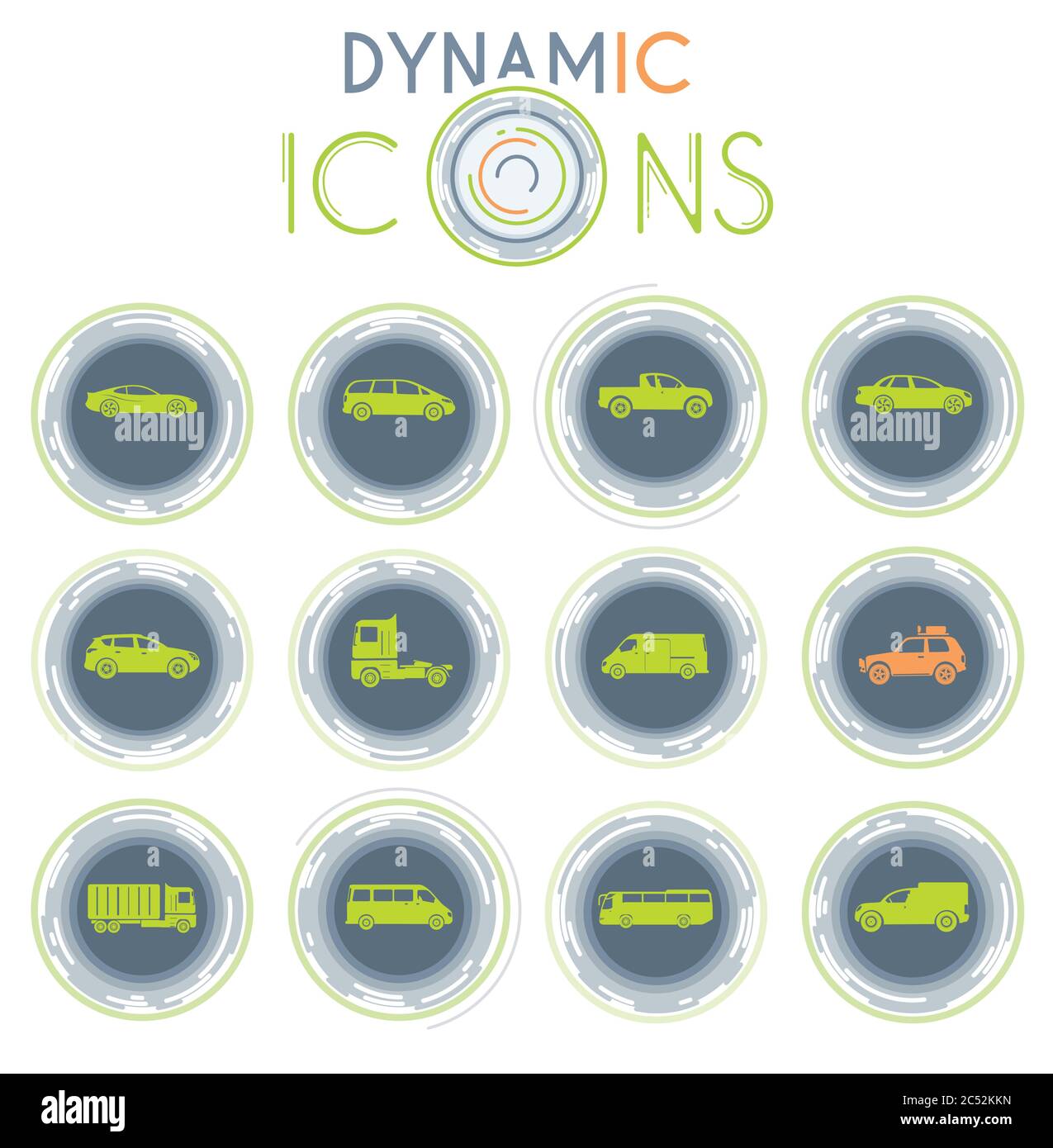 Vehicles dynamic icons Stock Vector Image & Art - Alamy