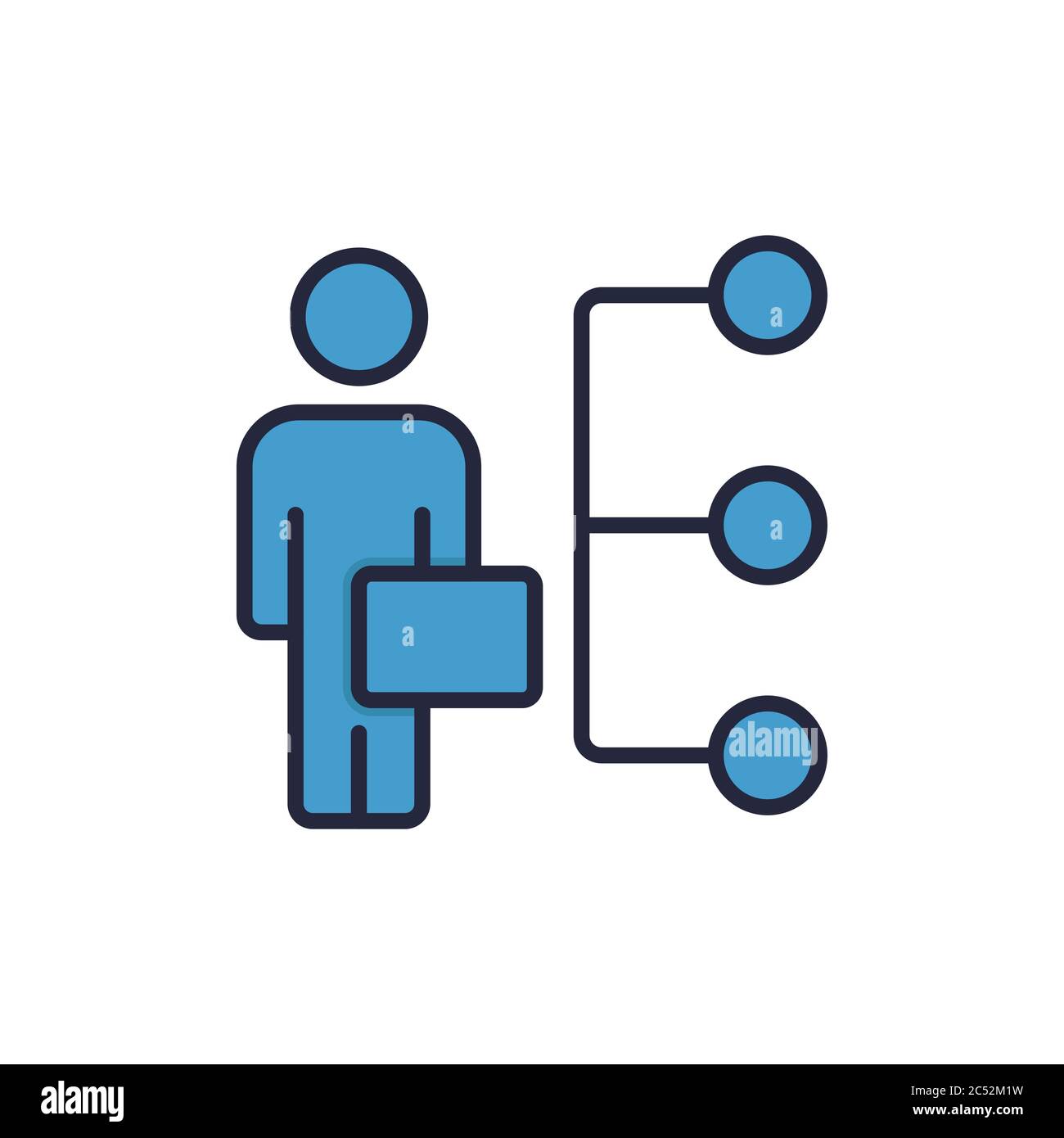 Reseller vector icon symbol isolated on white background Stock Vector ...