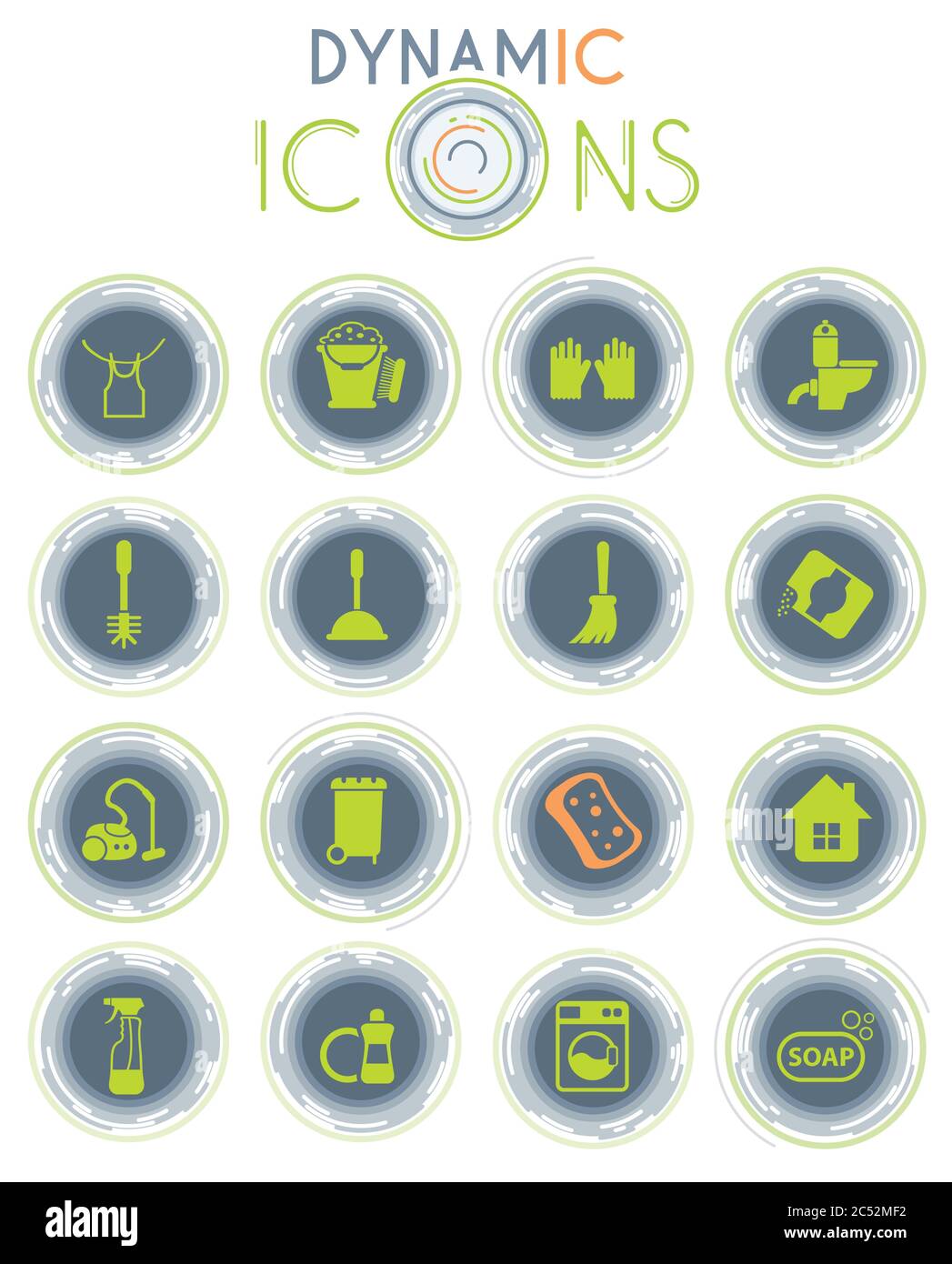 Dynamic cleaning Cut Out Stock Images & Pictures - Alamy