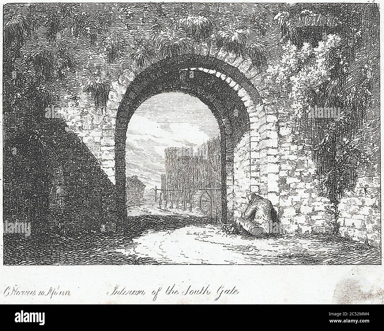 Interior of the South Gate Stock Photo - Alamy