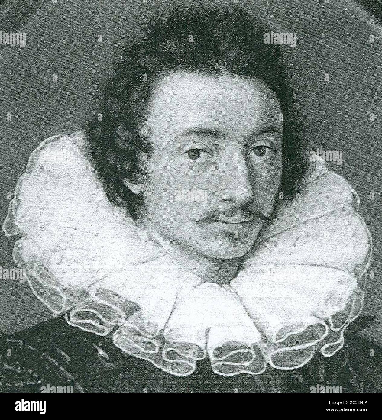 Isaac Oliver self-portrait detail Stock Photo - Alamy