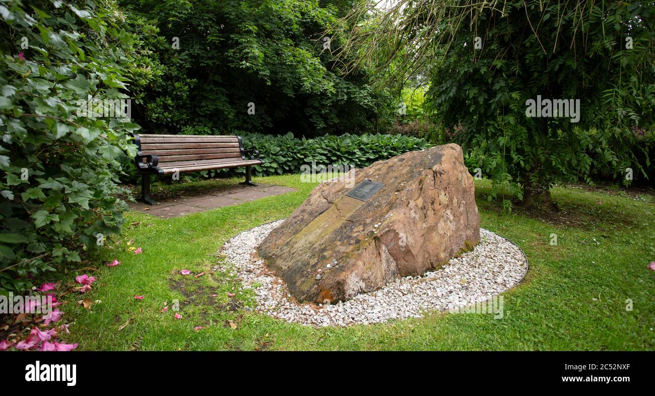 Monument to the Lockerbie Disaster, Pan Am flight 103, in Sherwood ...
