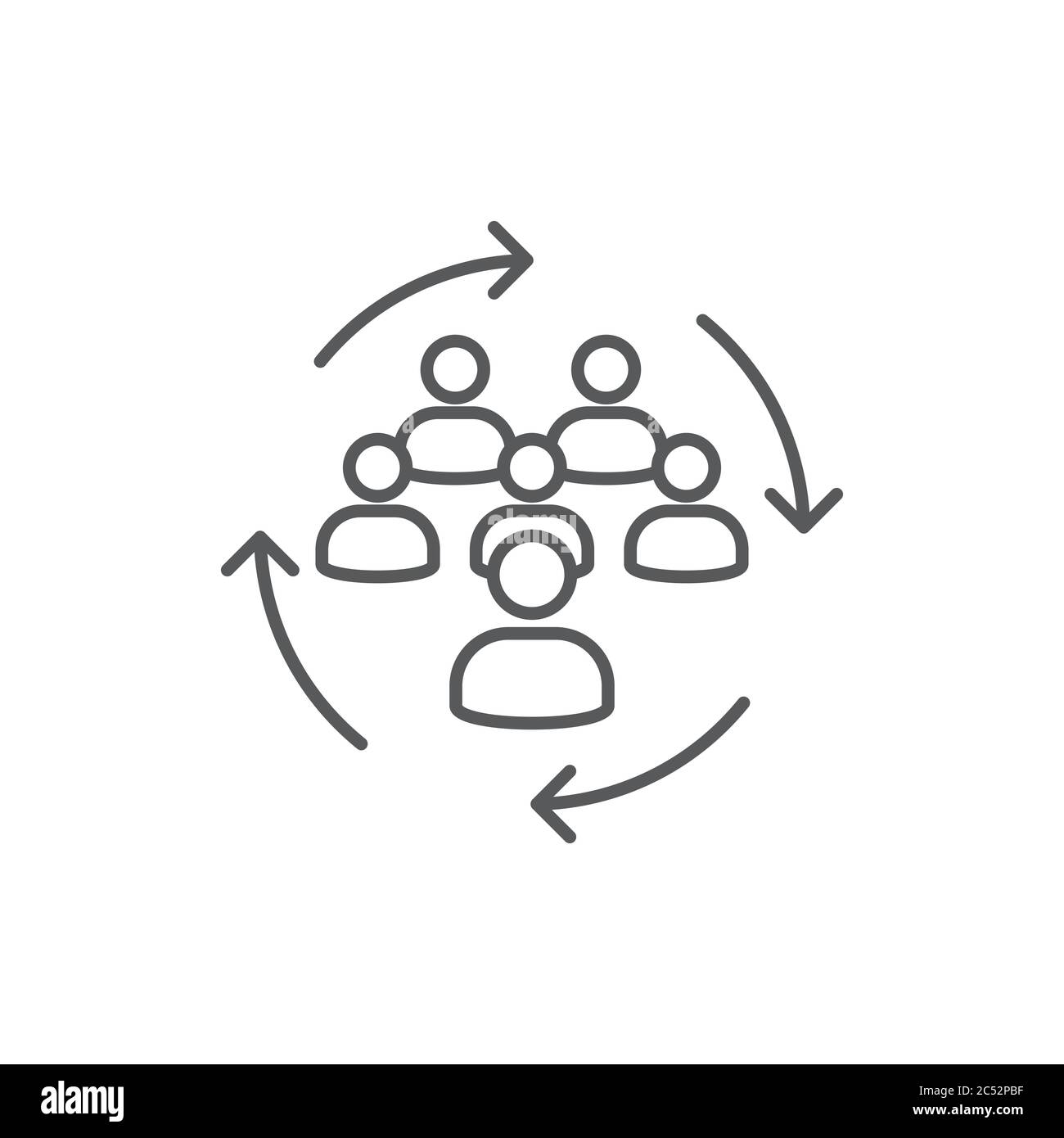 Reseller vector icon symbol isolated on white background Stock Vector ...