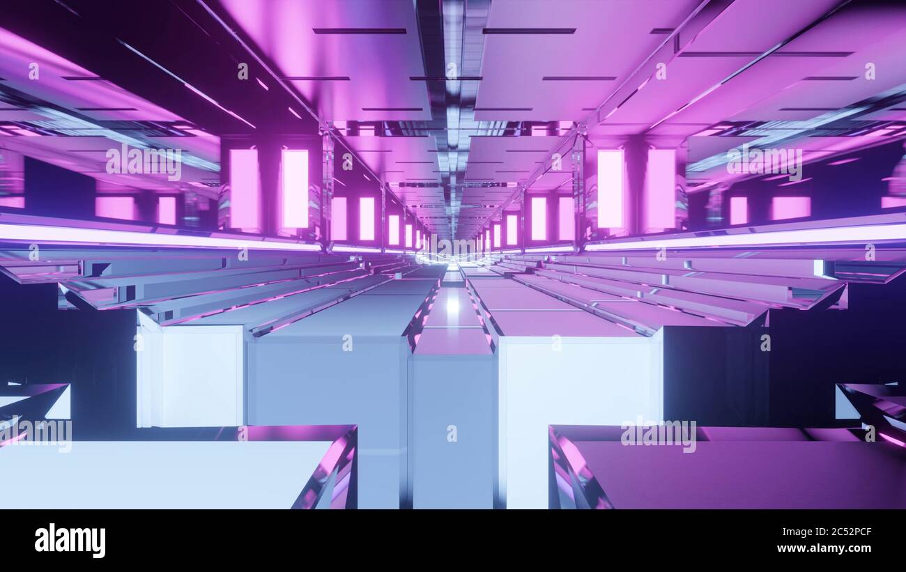 3D rendering futuristic illustration with colorful lights - perfect for ...