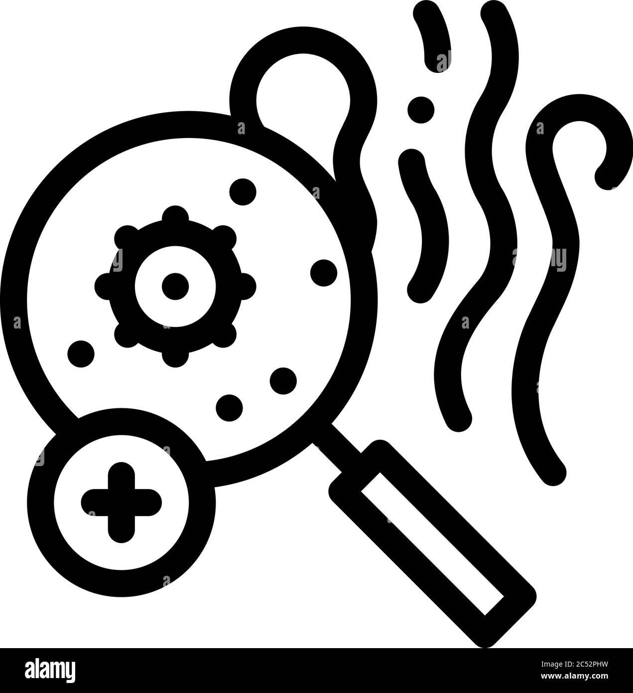 odor smell microbe research icon vector outline illustration Stock ... odor smell microbe research icon vector outline illustration Stock ...