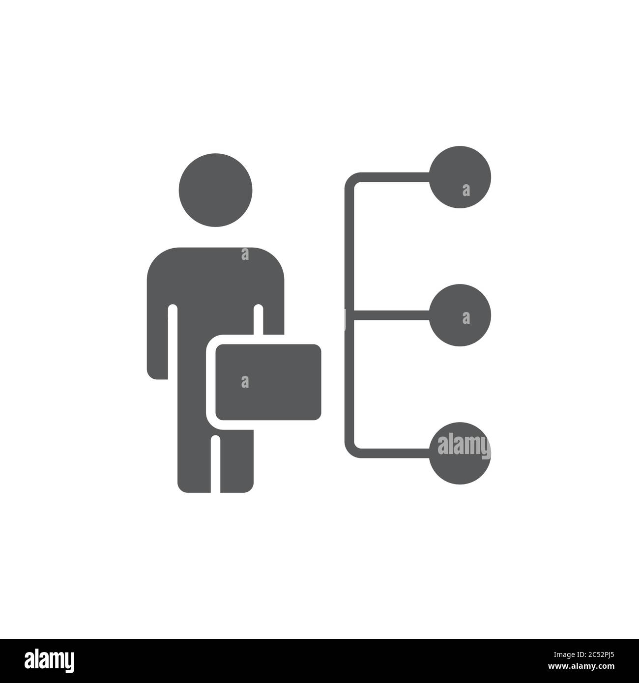 Reseller vector icon symbol isolated on white background Stock Vector ...