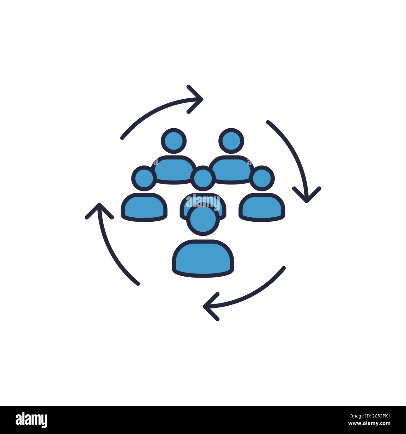 Reseller vector icon symbol isolated on white background Stock Vector ...