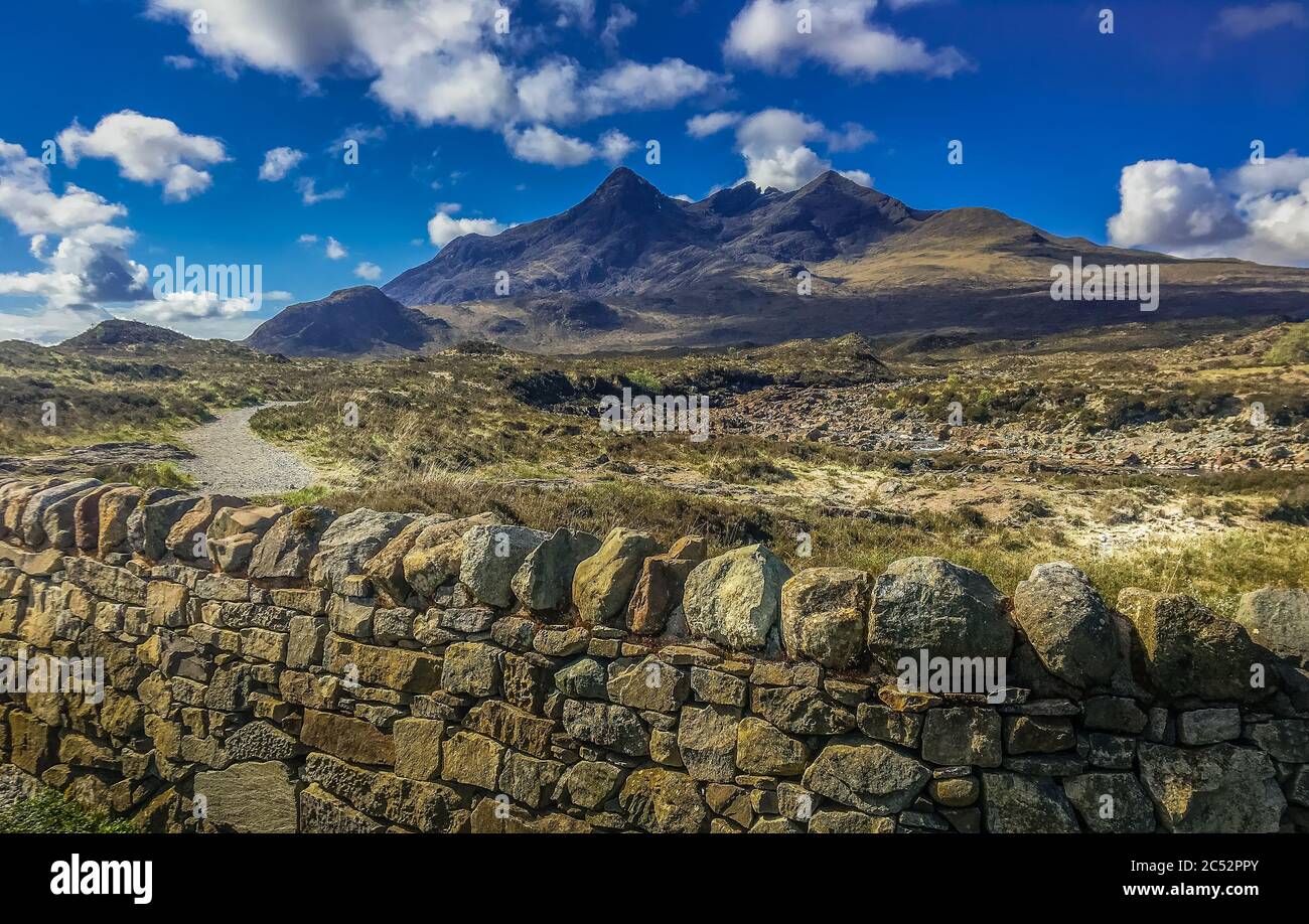 Cuillin Hills, Isle of Skye, Inner Hebrides, Scotland, UK Stock Photo ...