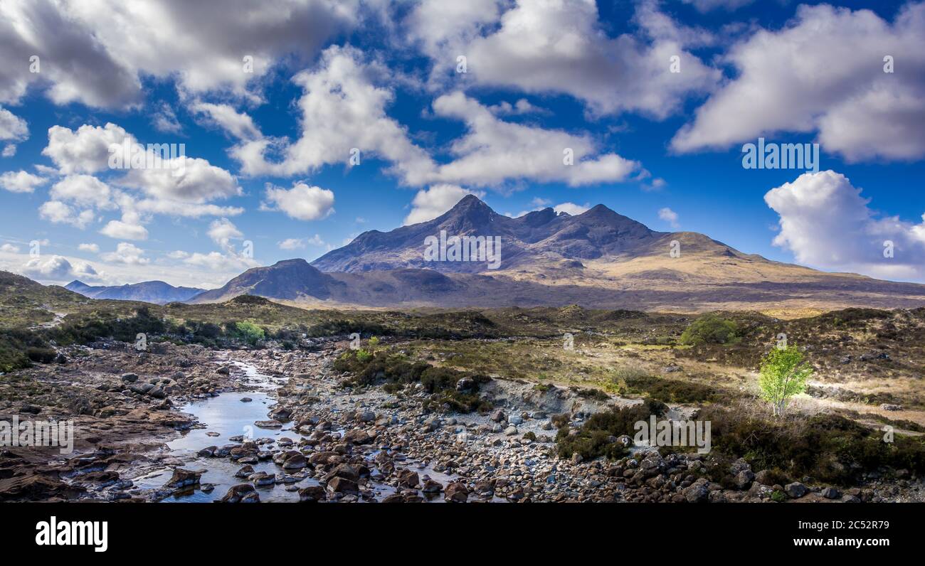 Cuillin Hills, Isle of Skye, Inner Hebrides, Scotland, UK Stock Photo ...