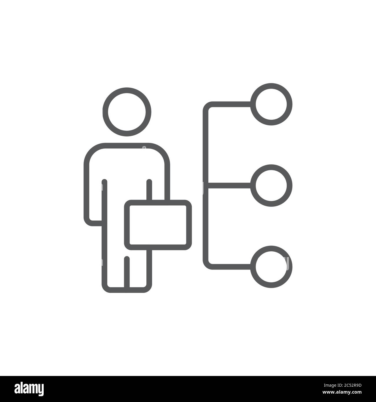 Reseller vector icon symbol isolated on white background Stock Vector ...