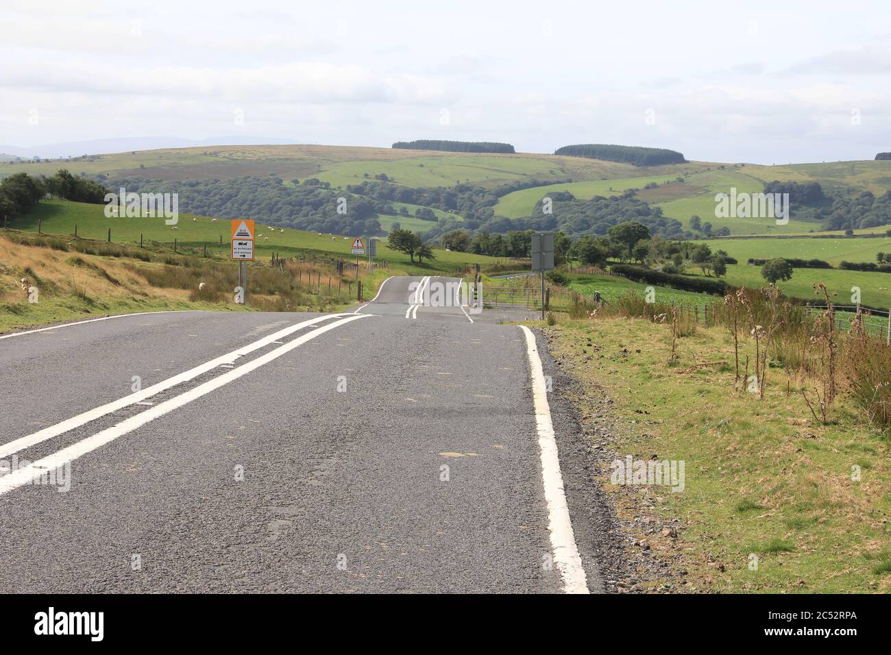The backroads of North-Wales Stock Photo - Alamy