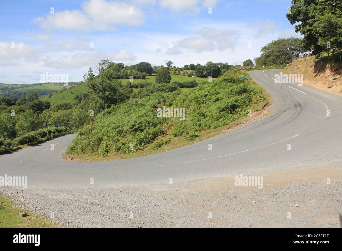 The backroads of North-Wales Stock Photo - Alamy