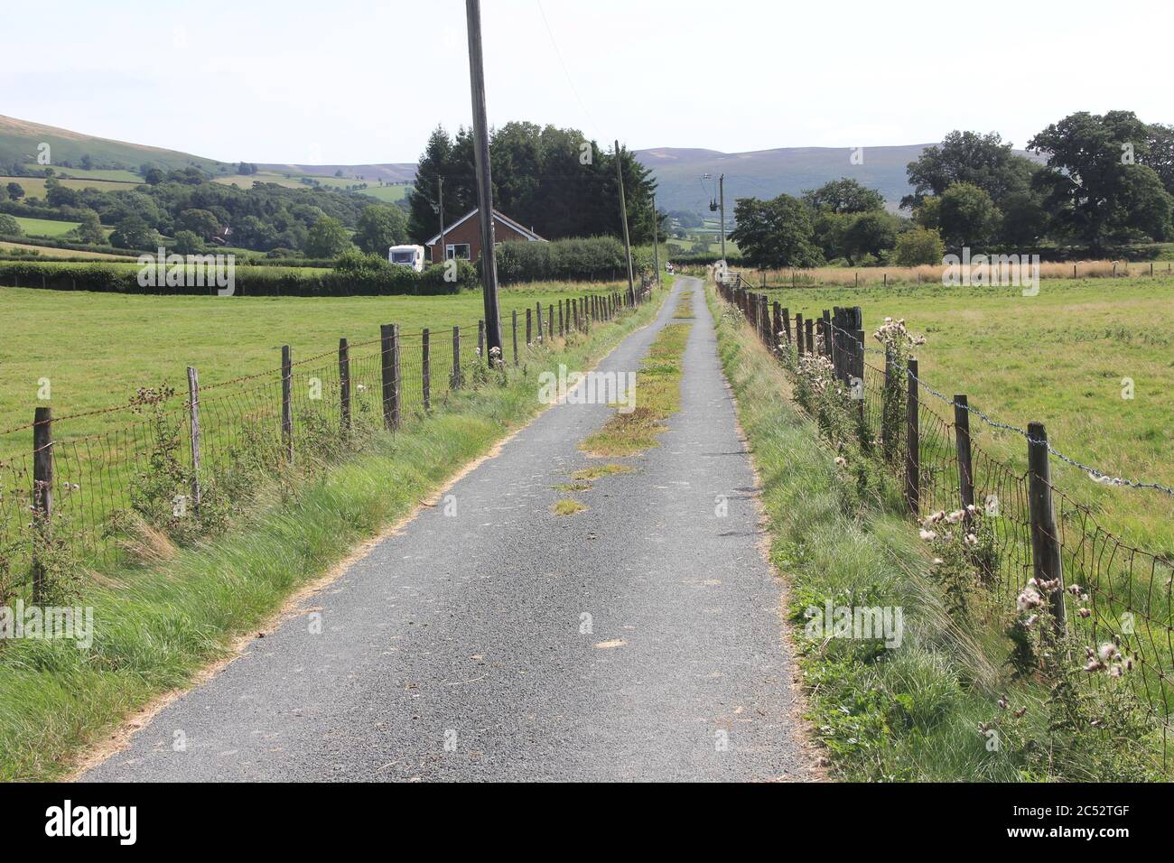 The backroads of North-Wales Stock Photo - Alamy