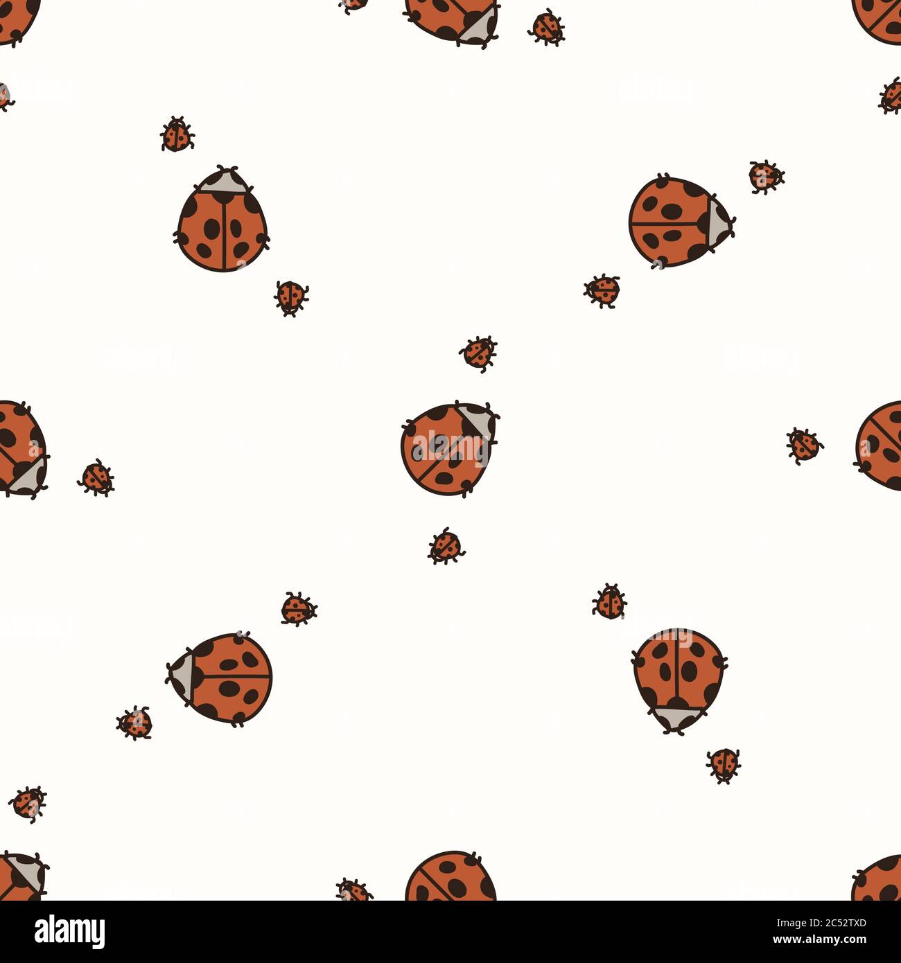Ladybug Pattern Wallpaper Ladybug Seamless Pattern Background Or