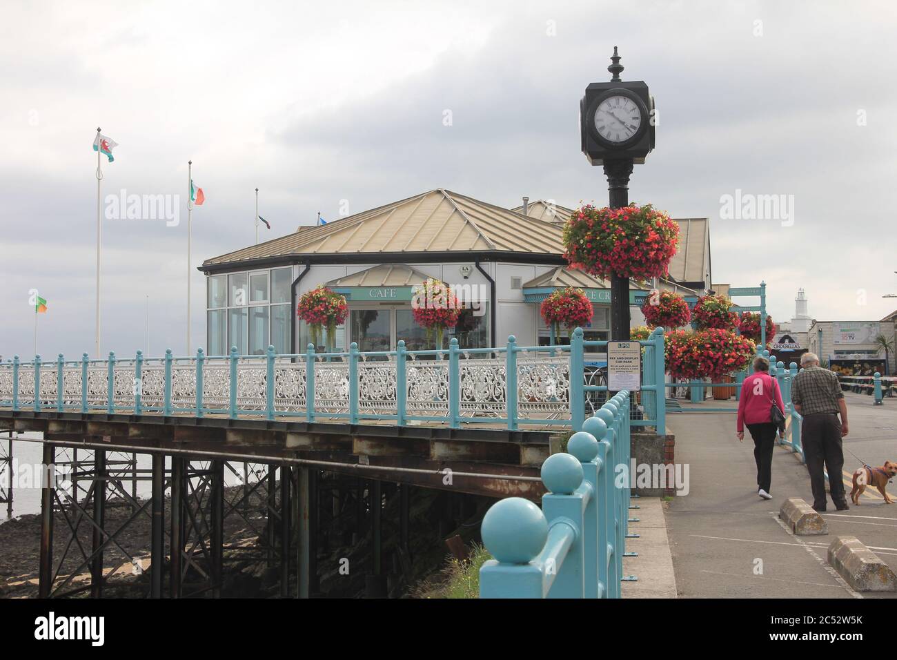 Mumbles Pier in Swansea Bay, Wales Stock Photo - Alamy