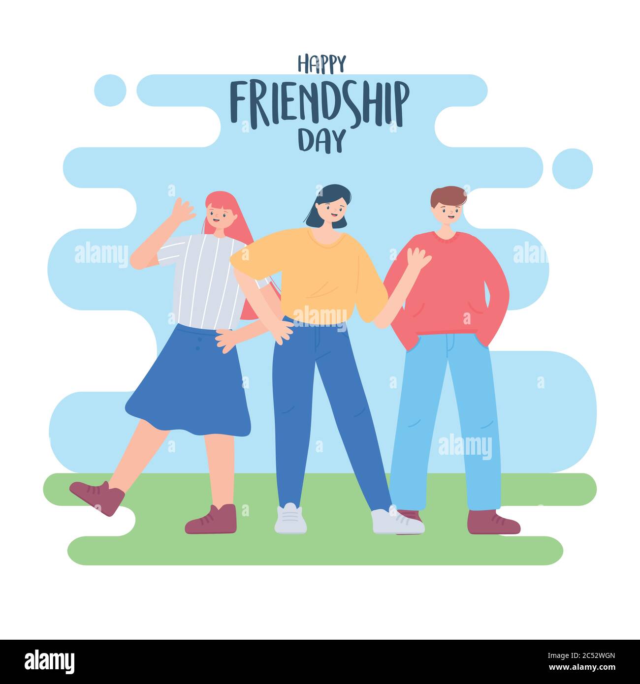 happy friendship day, group of people outdoors, special event ...