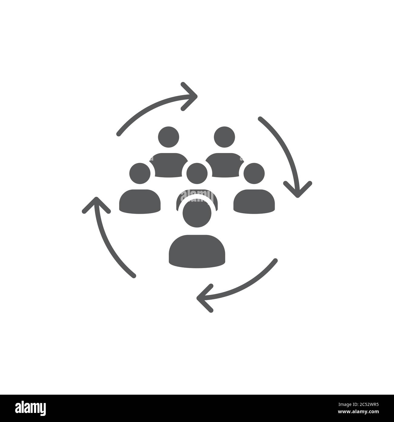 Reseller vector icon symbol isolated on white background Stock Vector ...