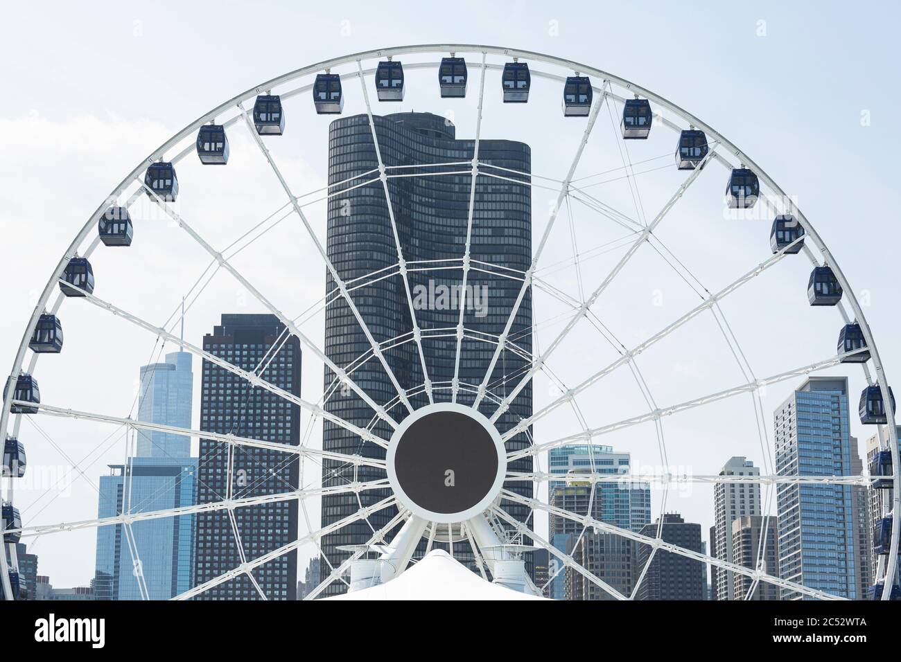 Chicago navy pier ferris wheel hi-res stock photography and images - Alamy