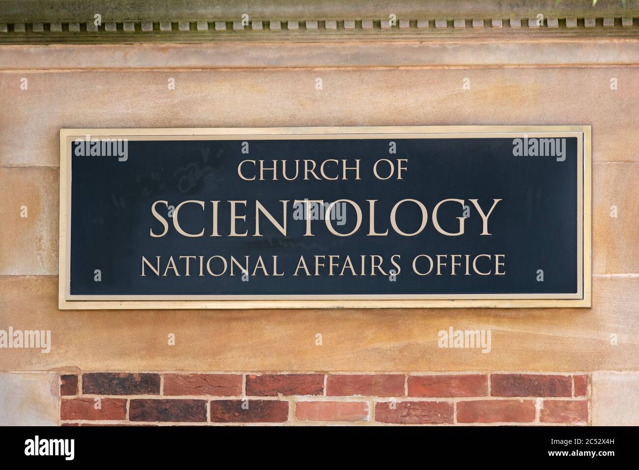 Washington, D.C. / USA - June 21 2020: Sign outside of the Church of ...