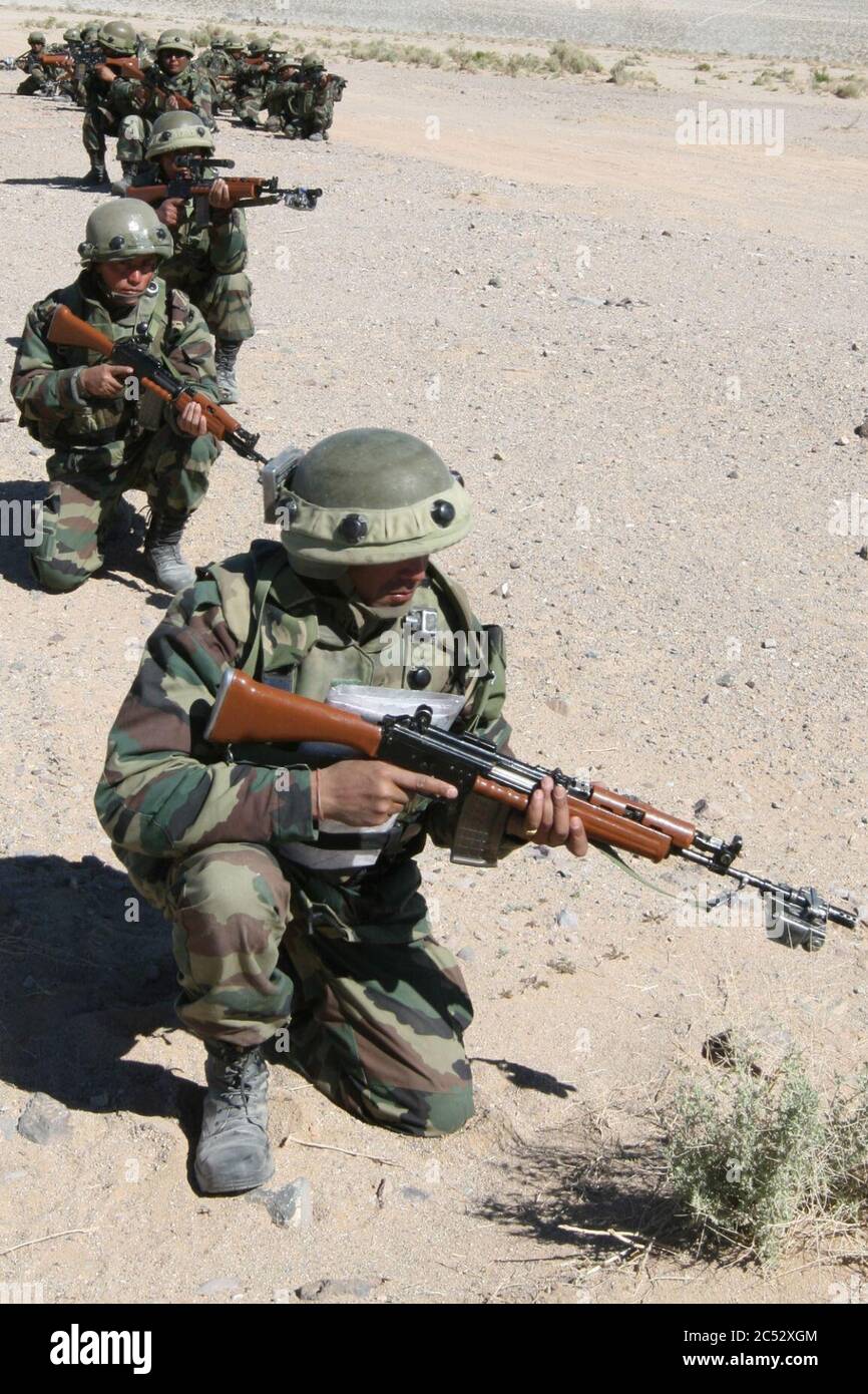 Indian Army Gurkha rifles Stock Photo - Alamy