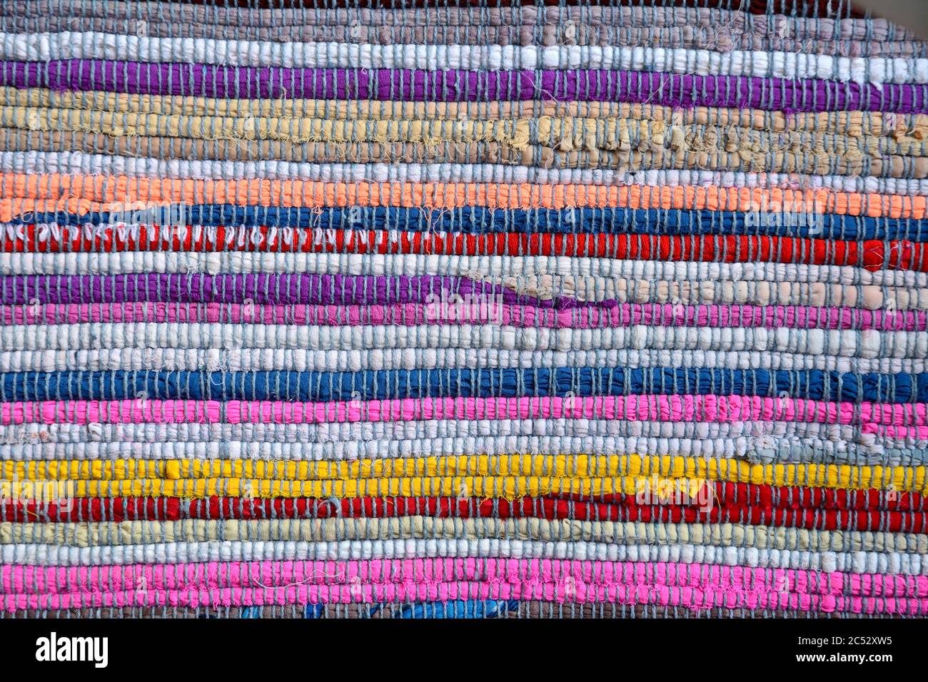 Colorful and beautiful knitted fabrics with patterns Stock Photo - Alamy