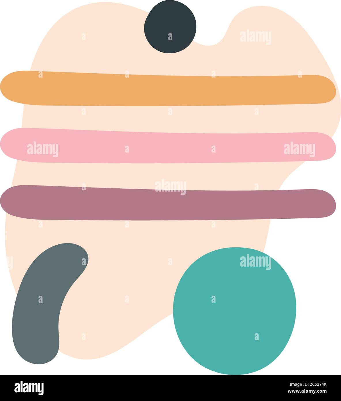 contemporary art work flat style icon vector illustration design Stock ...