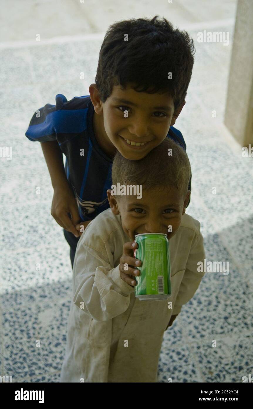 Iraqi Boys Pose for the Camera Stock Photo - Alamy