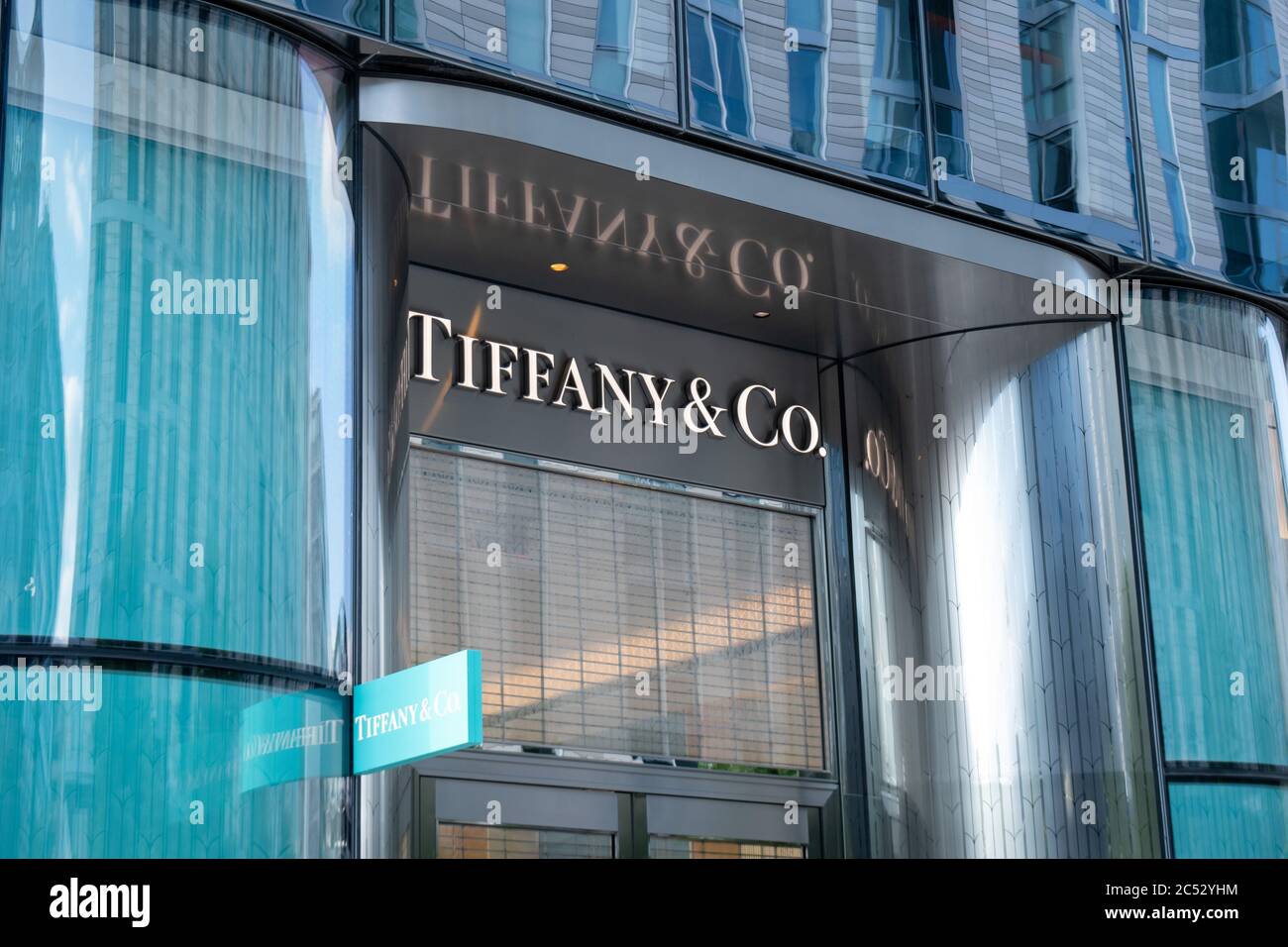 Washington, D.C. / USA - June 14 2020: Tiffany &. Co. storefront at ...