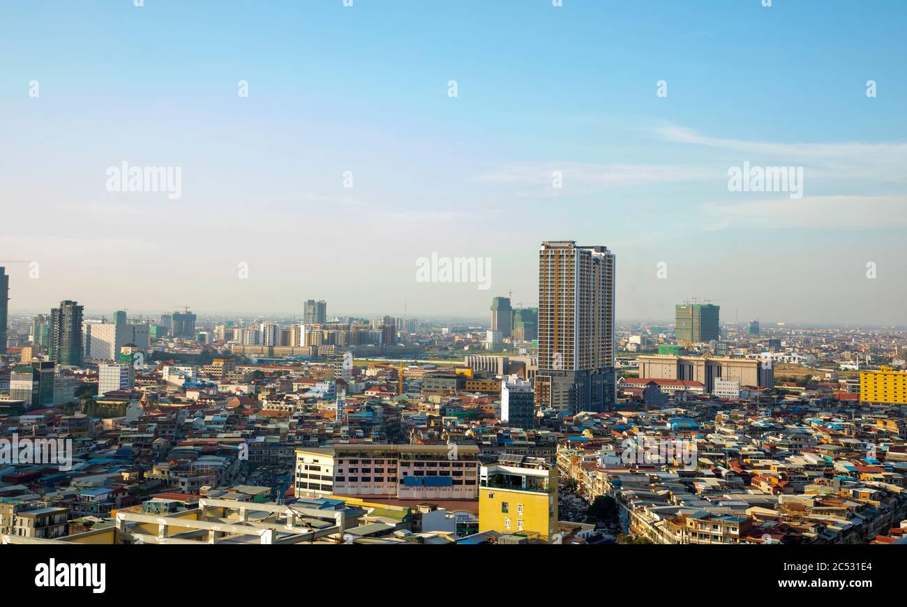 Phnom penh city overview hi-res stock photography and images - Alamy