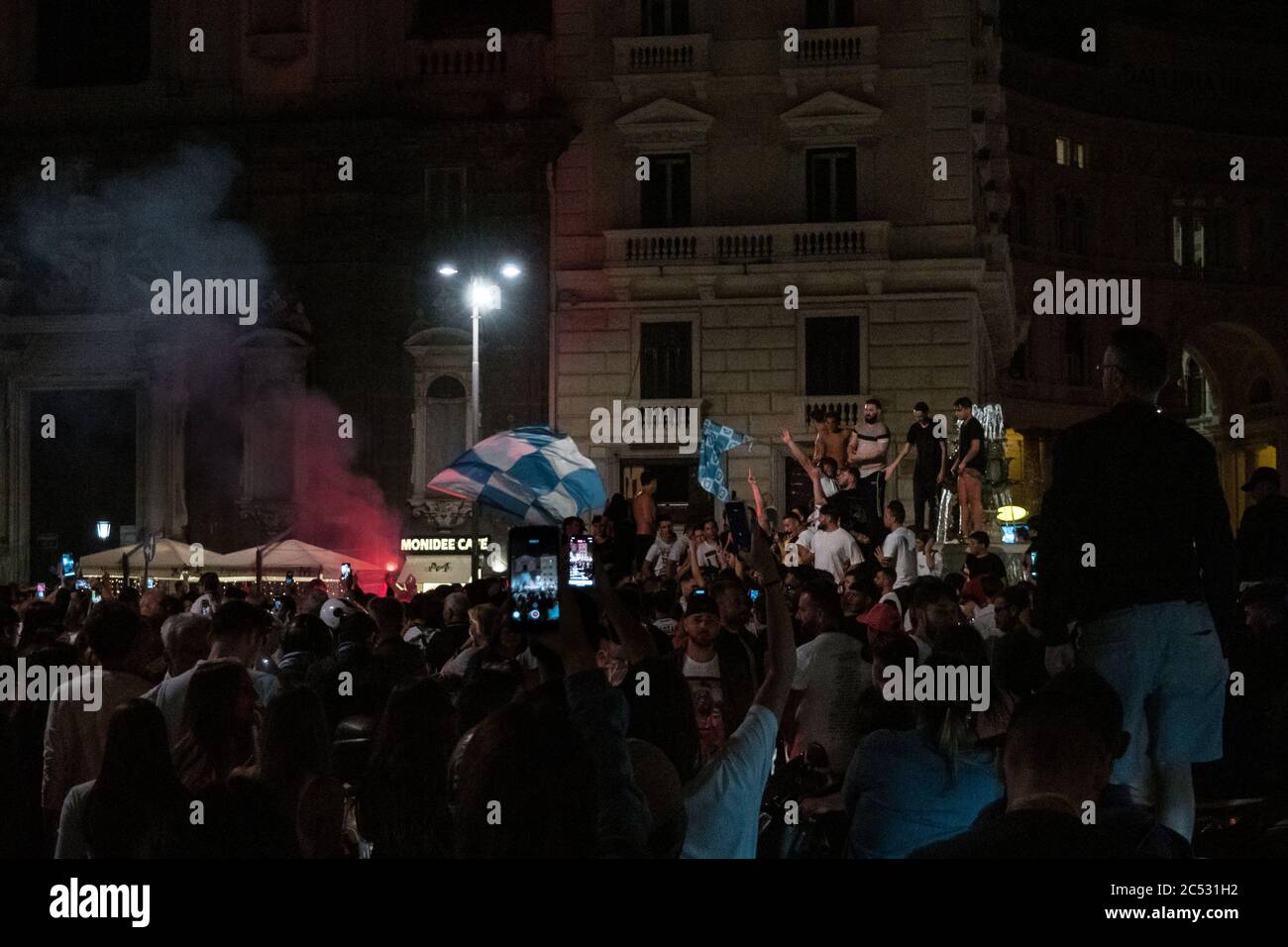 Napoli Coca Cola Cup Coppa Italia 2020 Stock Photo - Alamy