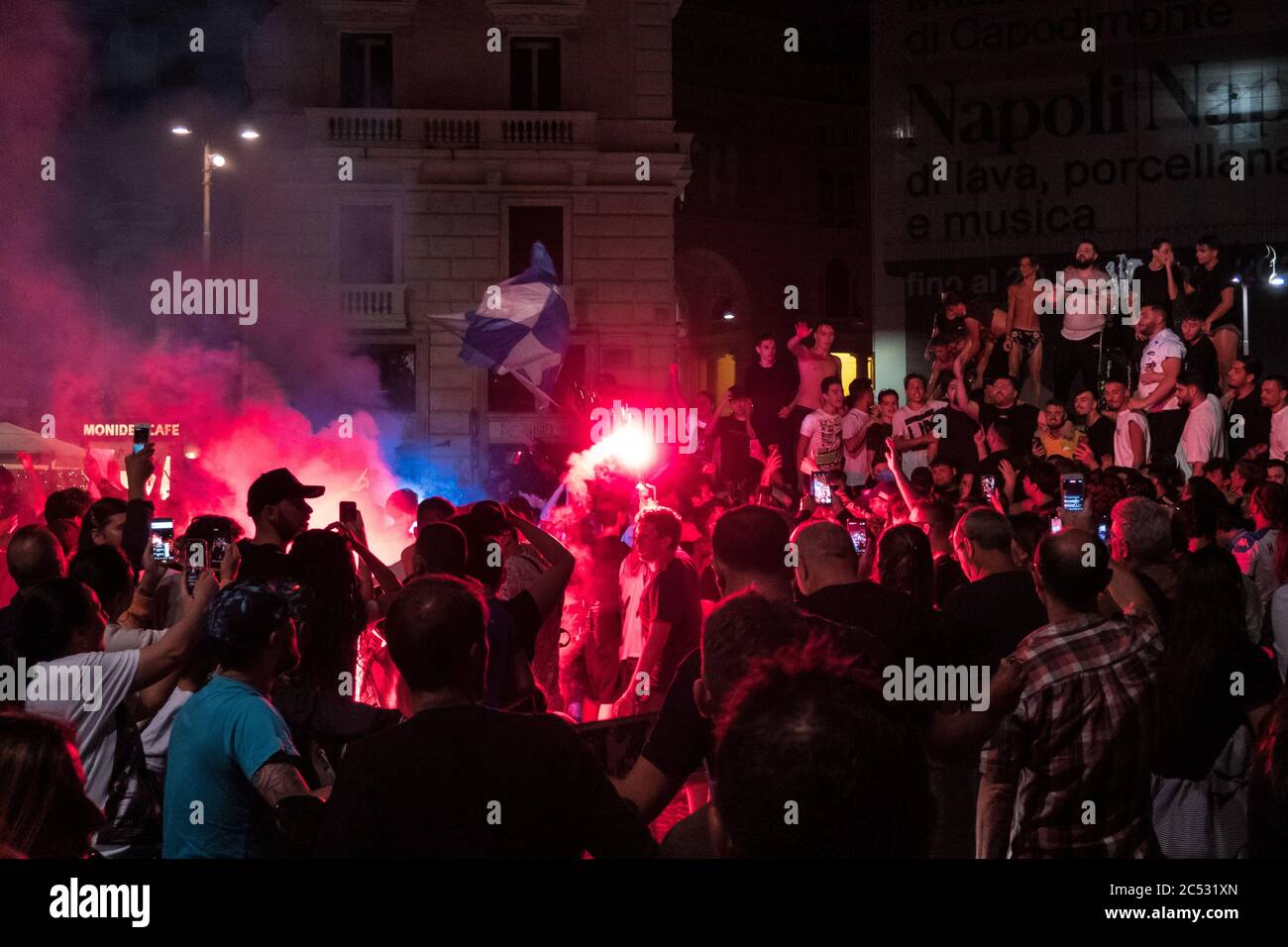 Napoli Coca Cola Cup Coppa Italia 2020 Stock Photo - Alamy