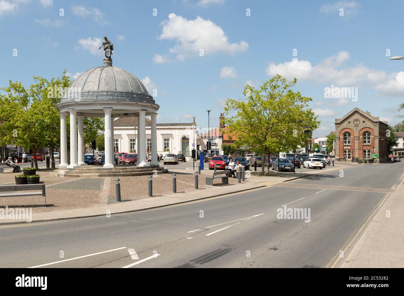 The Buttercross at Swaffham Market Place, Norfolk Stock Photo - Alamy