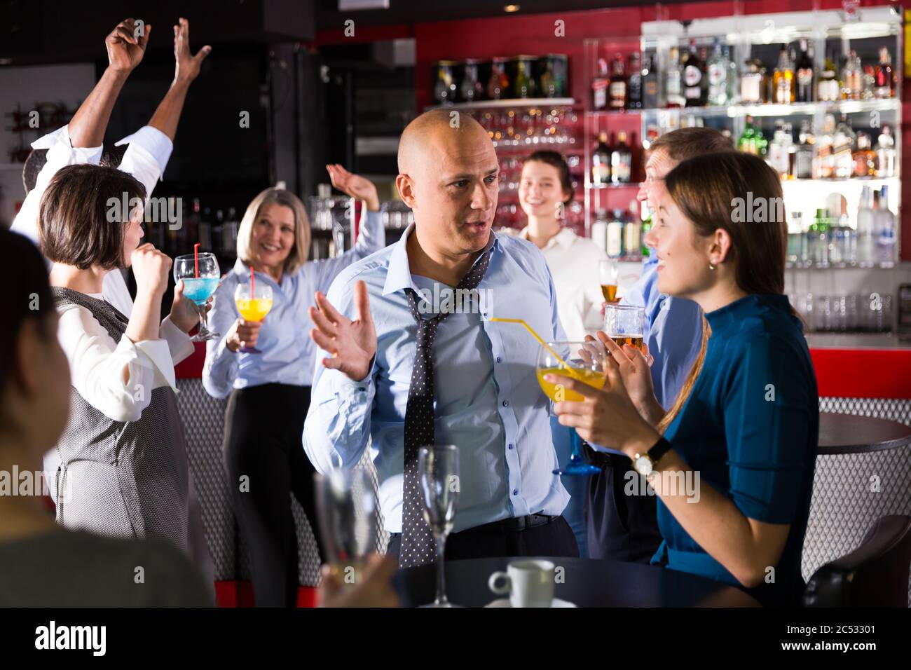 Happy tipsy hi-res stock photography and images - Alamy