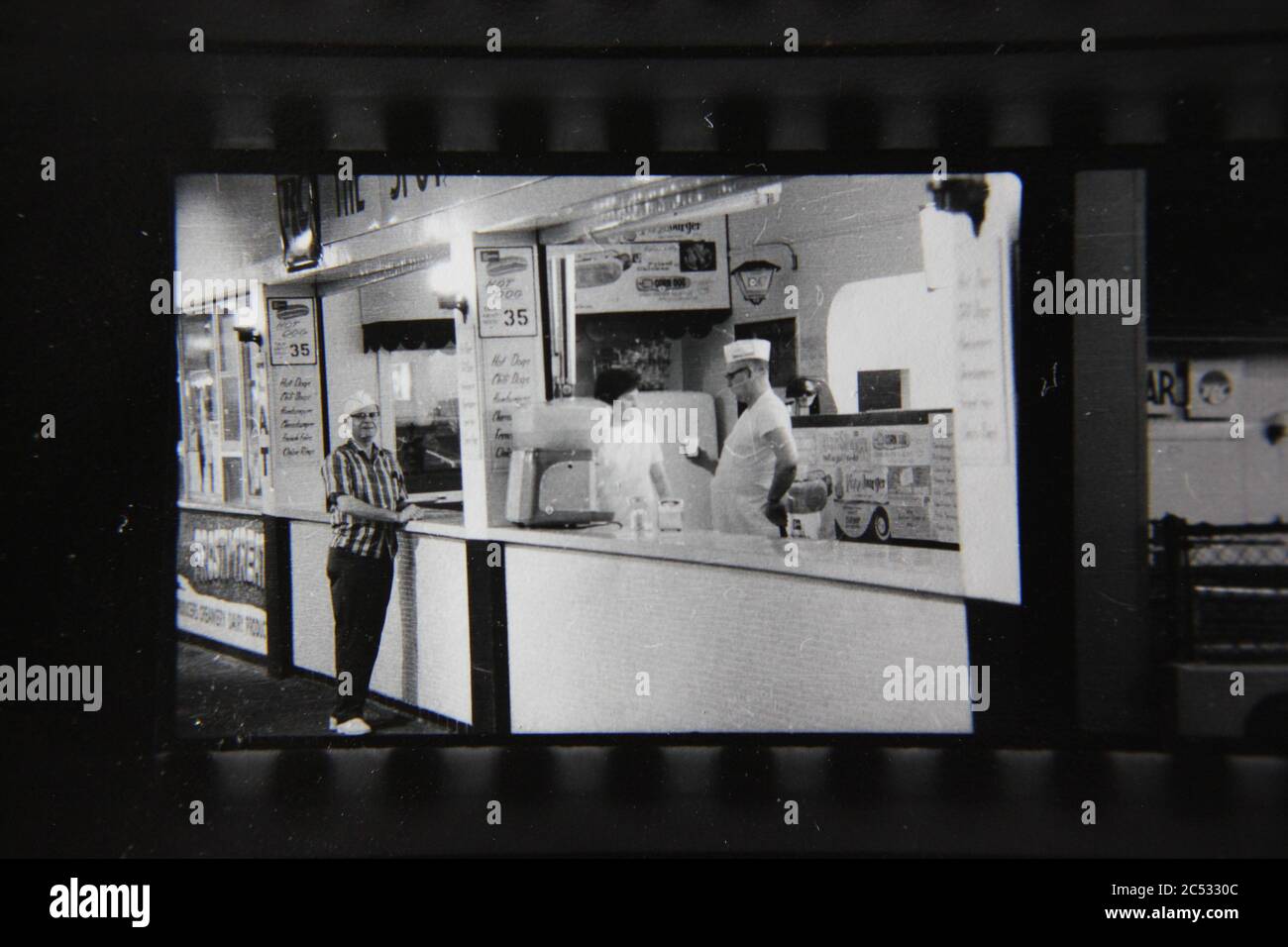 Fine 70s vintage contact print black and white photography of a fast ...