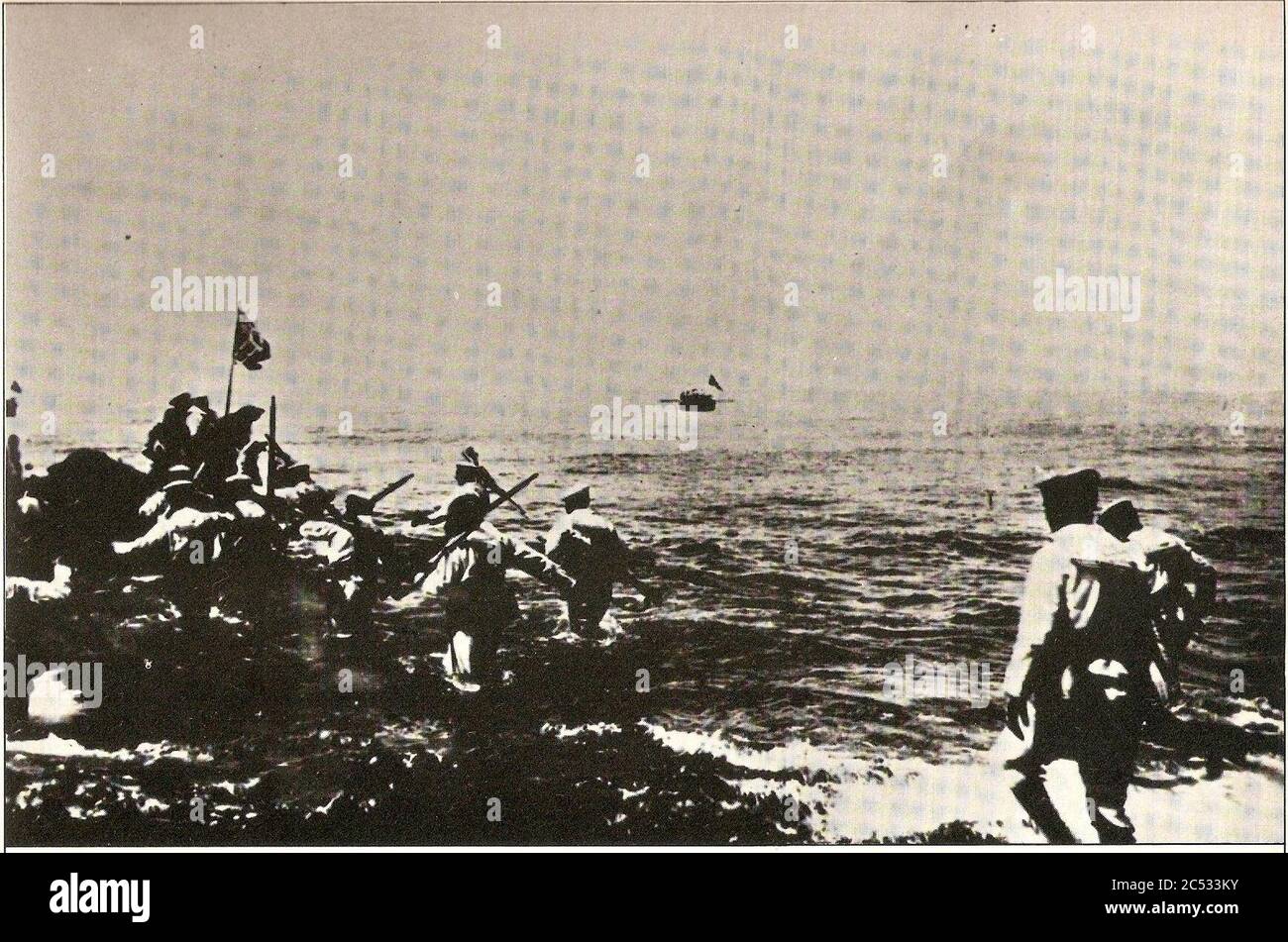 Italian landing at Tripoli Stock Photo - Alamy